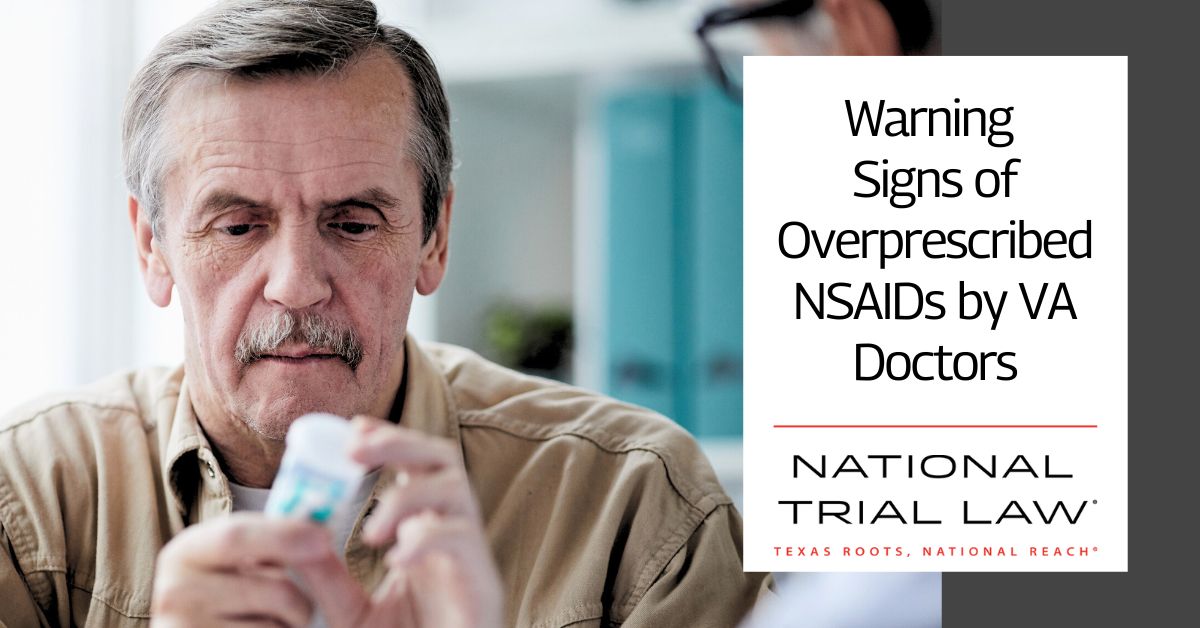 Warning Signs of Overprescribed NSAIDs by VA Doctors